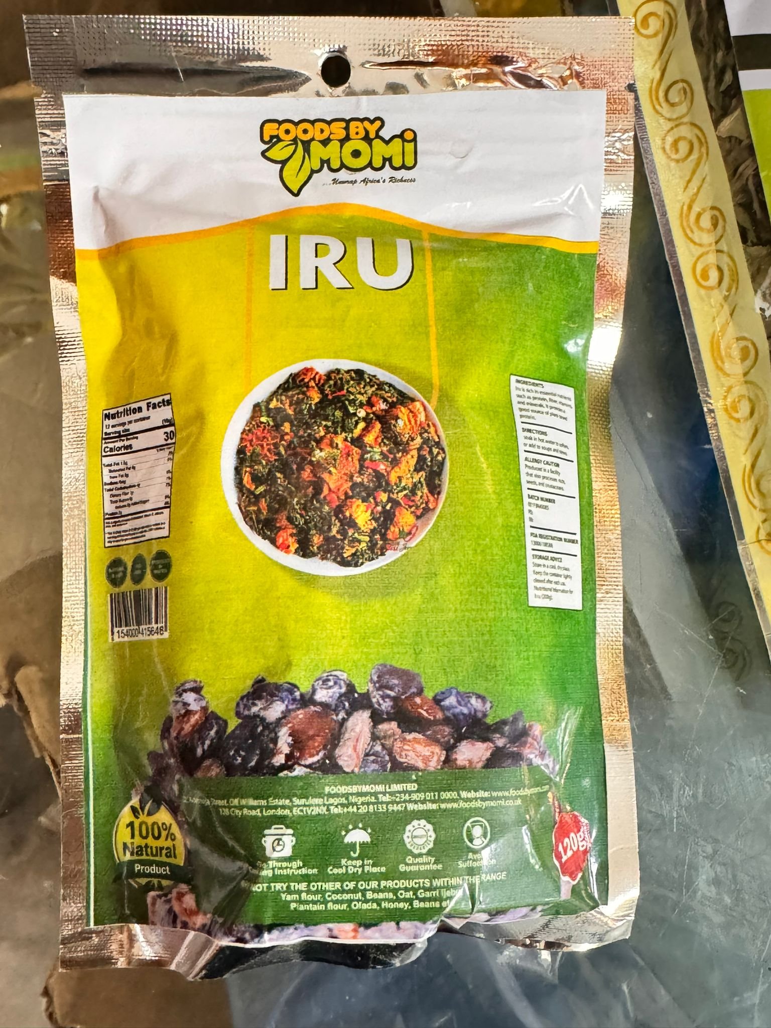 Dried iru/locust beans 100% natural – Buy Authentic African food in the ...